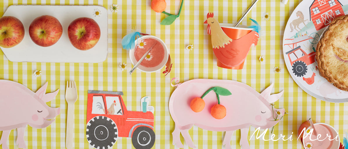 On the Farm Party Theme | Meri Meri | Wishes the Party Store